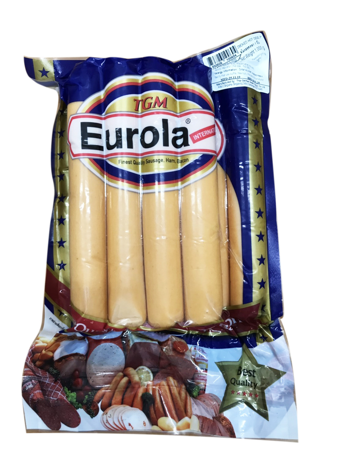 Makroclick | EUROLA SMOKED HOTDOG7 1KGX1
