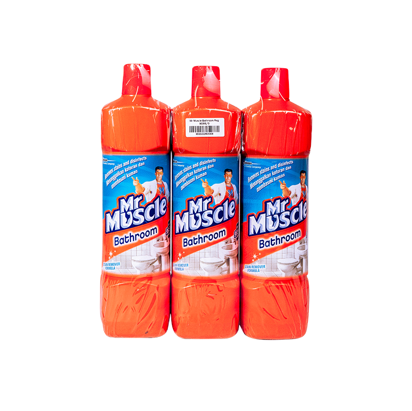 Makroclick | MR. MUSCLE Bathroom Cleaner Regular 900ML x 3