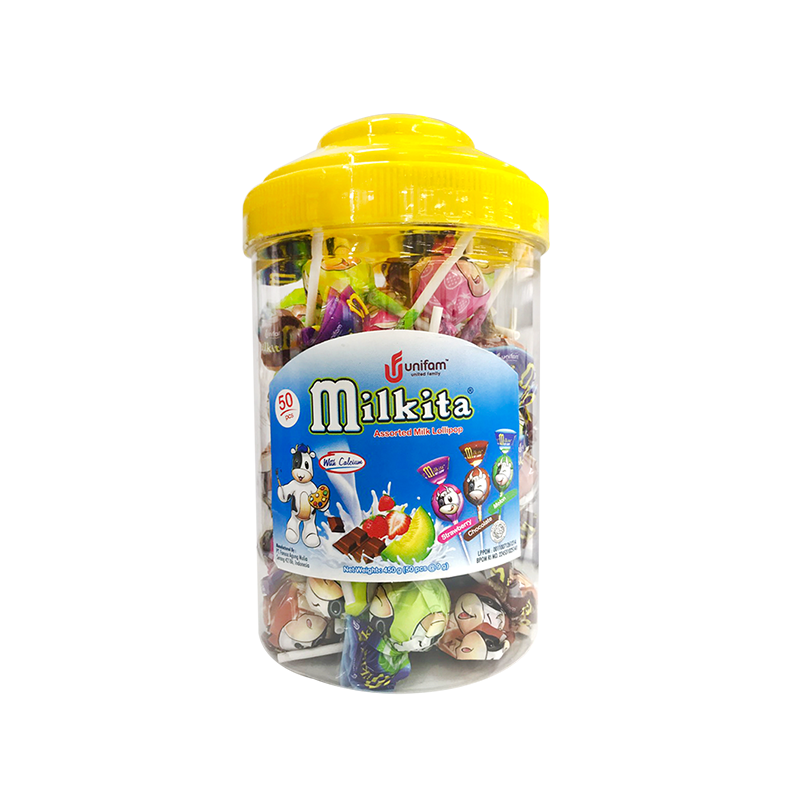 Makroclick | Milkita Lolipop Assorted 450g*1