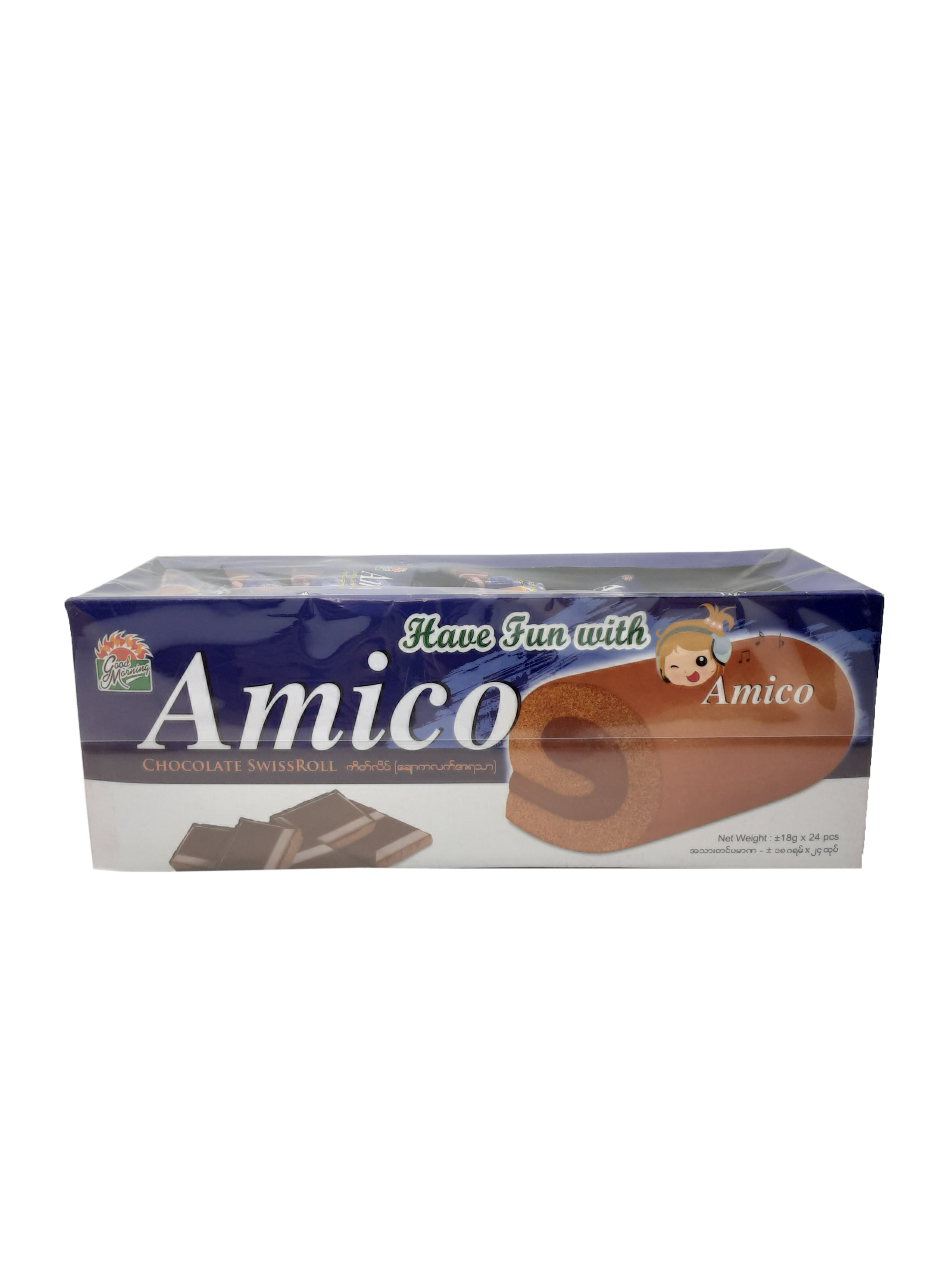 Makroclick | Amico Chocolate Swiss Roll 18Gx24