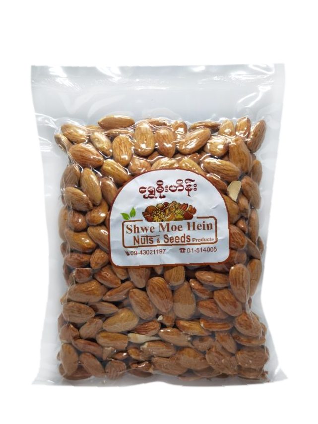 Makroclick | Shwe Moe Hein Roasted Almonds 500G x 1
