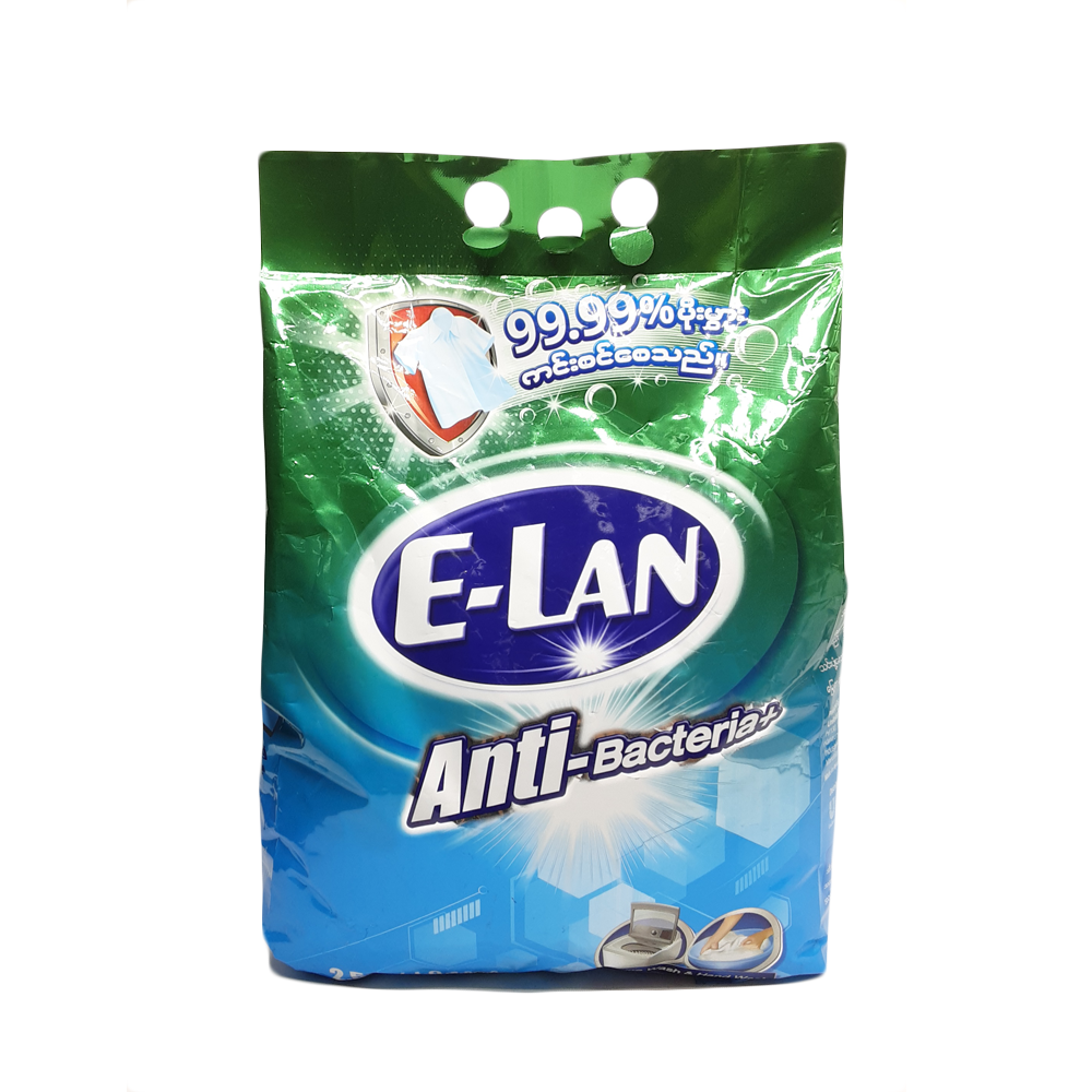 Makroclick | E-LAN DETERGENT POWDER ANTI-BACTERIA 2.5KG*1