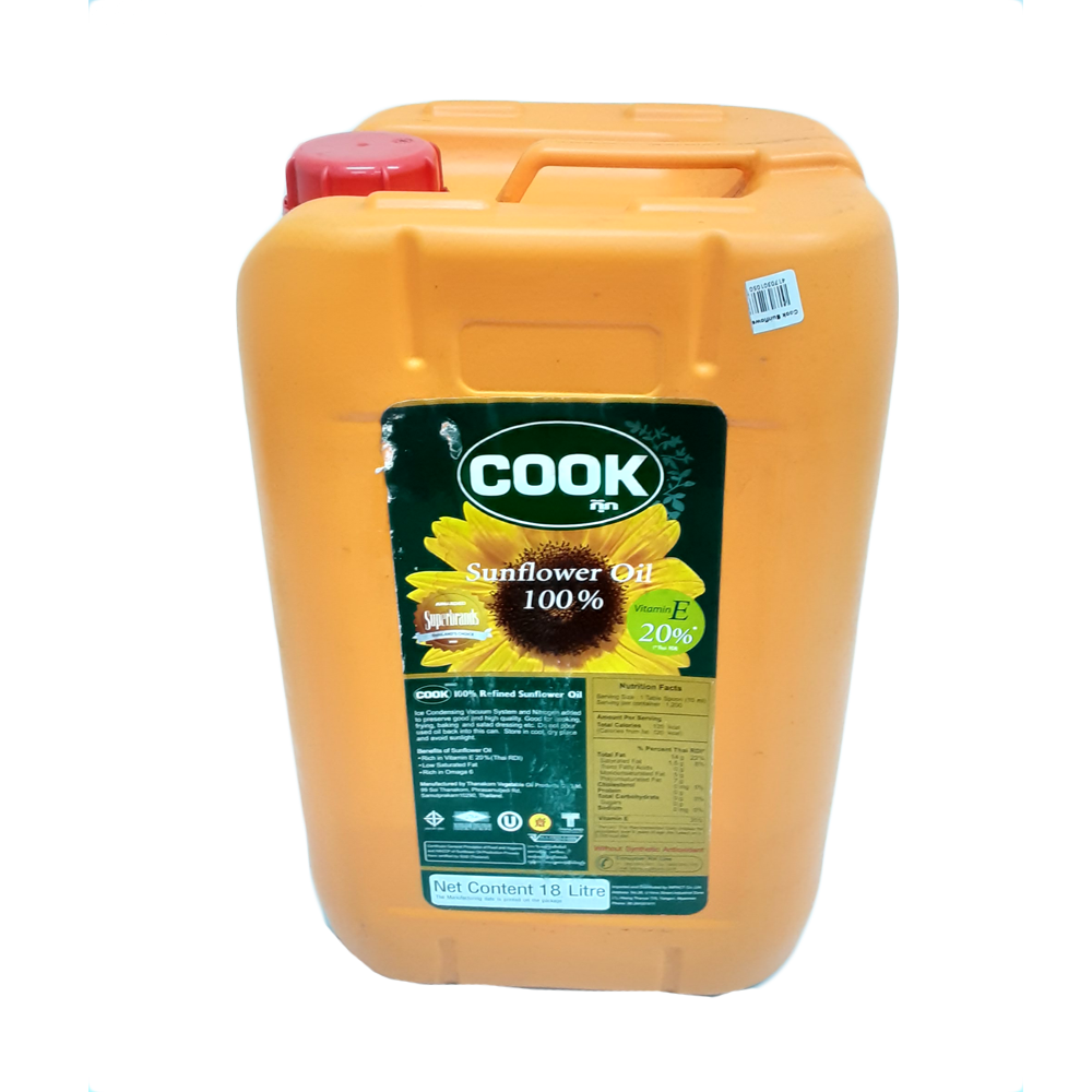 Makroclick | COOK Sunflower Oil 18 Litre x 1