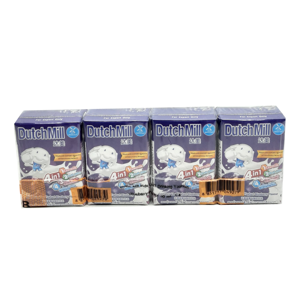 Makroclick | DUTCH MILL Yoghurt Blue Berry 90Ml x 4
