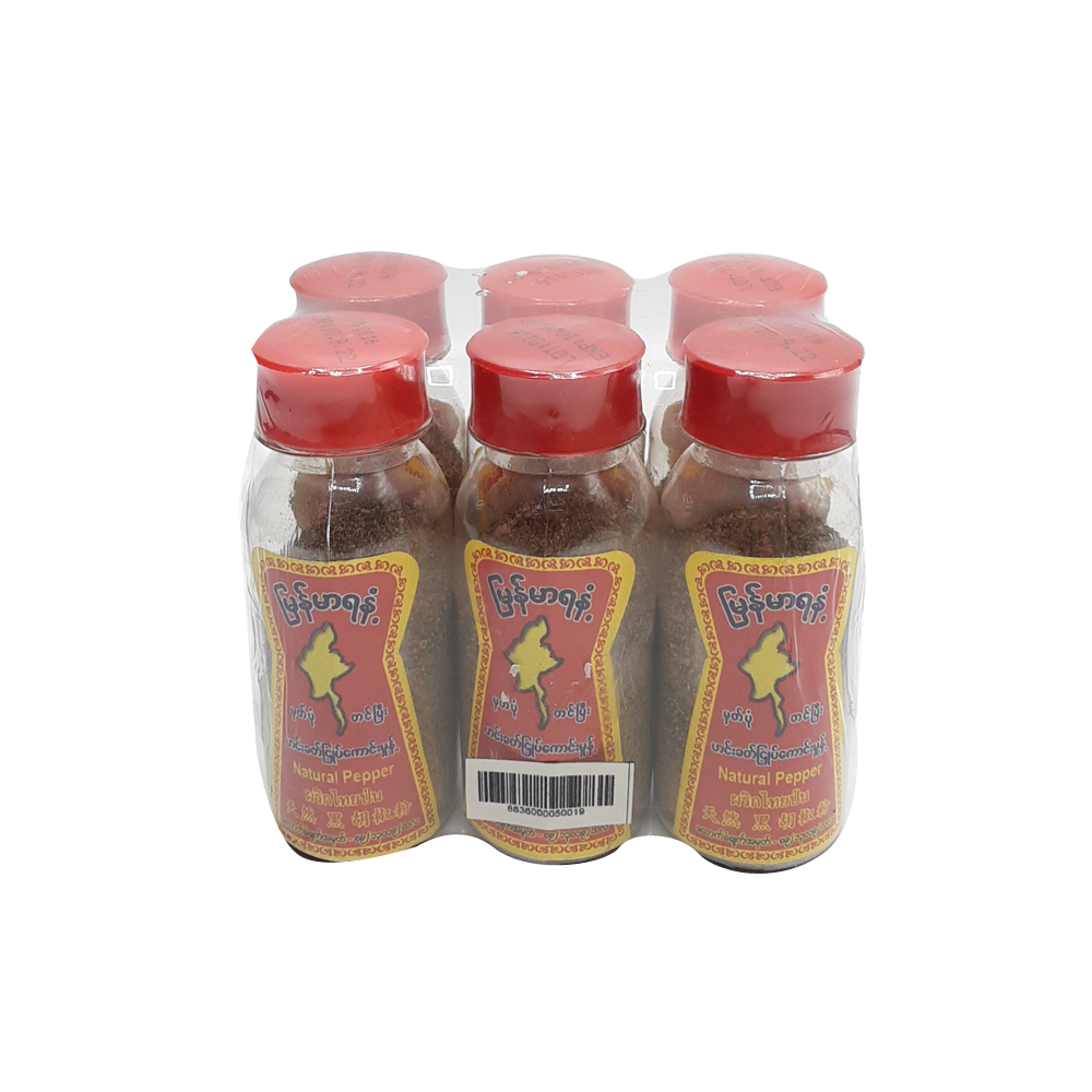 Makroclick | Myanmar Yanant Black Pepper Powder 20Gx6