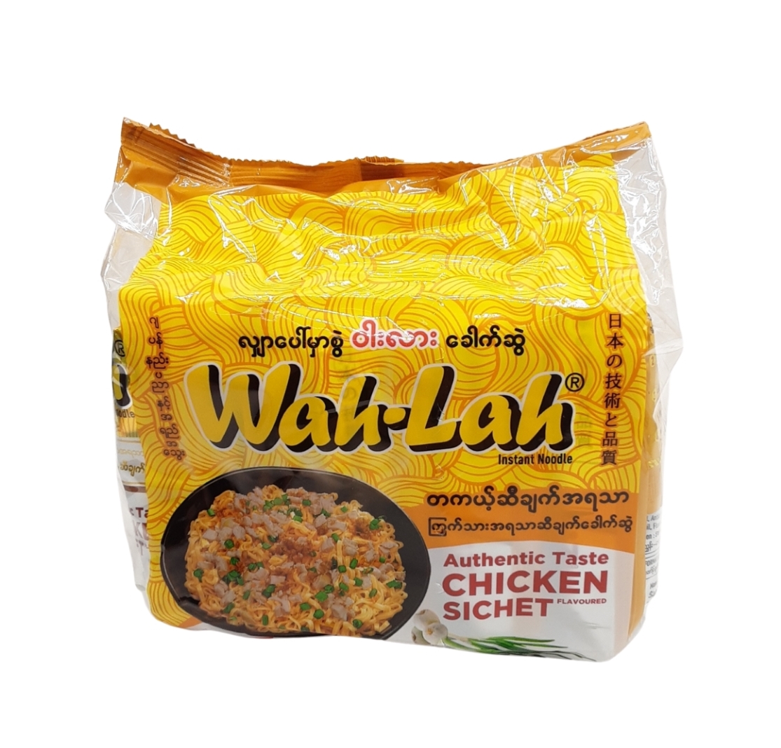Makroclick | WAH LAH Chicken Sichet Noodle 57G x 5