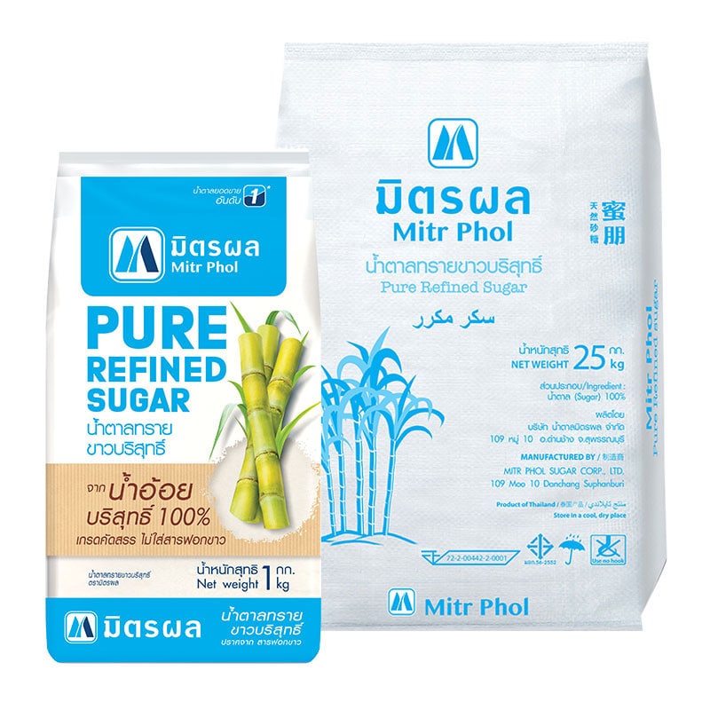 Makroclick | MITRPHOL PURE REFINED SUGAR1KG*25