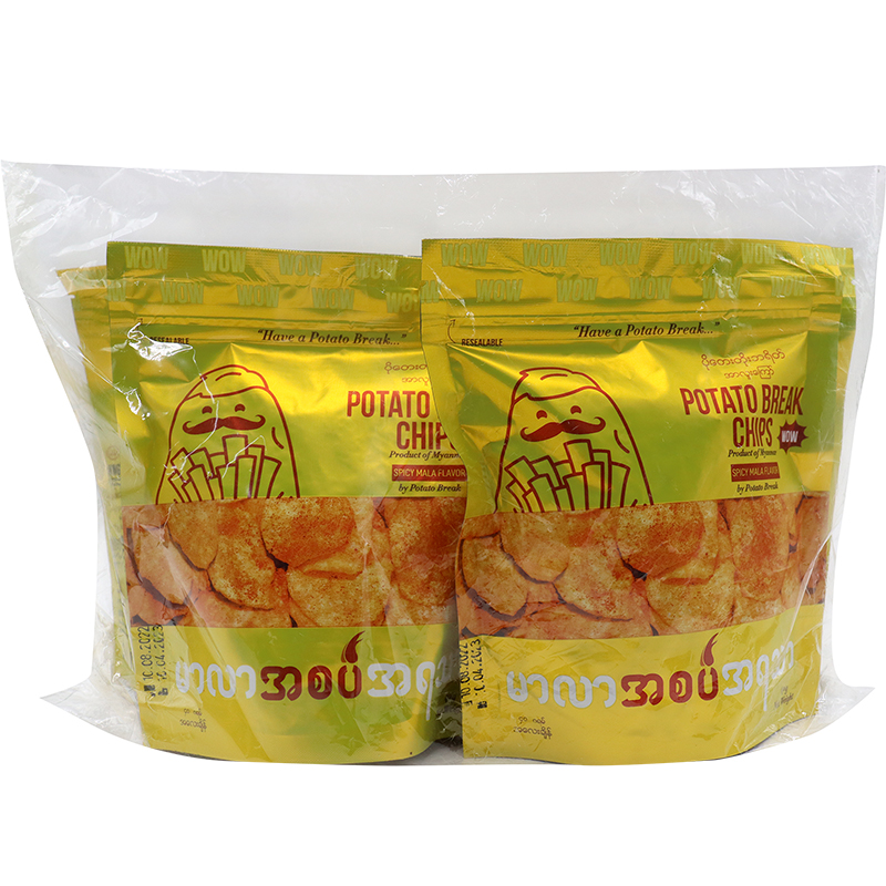 Makroclick | POTATO BREAK CHIPS SPICYMALA40G*5